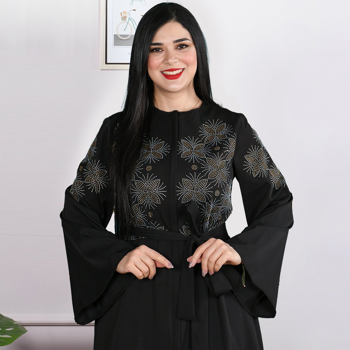 عباية هيام أسود – AB011 - Abayaty